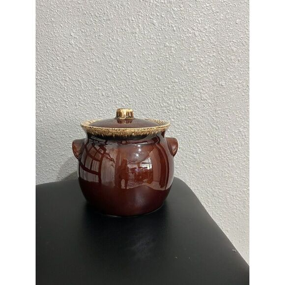 bean pot | Kitchen | Vintage Bean Pot With Lidhull Glazed Oven Proof 6 ...